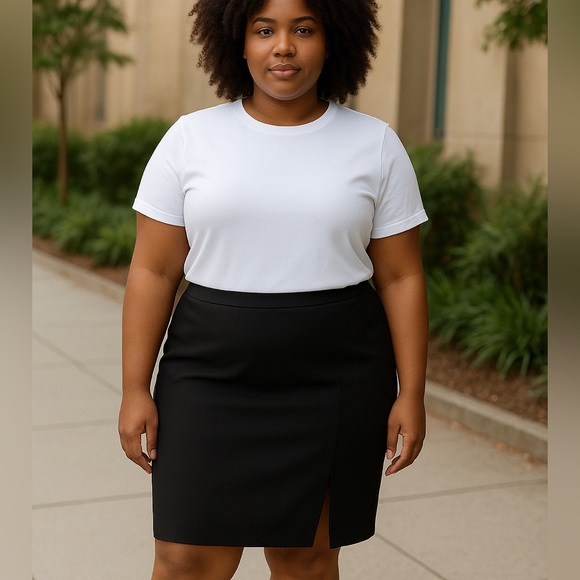 Chico's | Skirts | New Chicos Front Slit Pencil Skirt | Poshmark